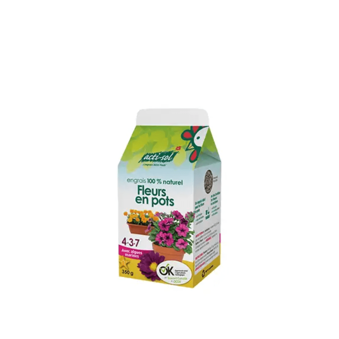 Acti-Sol Flowers for Containers with Seaweed 4-3-7 350 g - Ritchie Feed ...