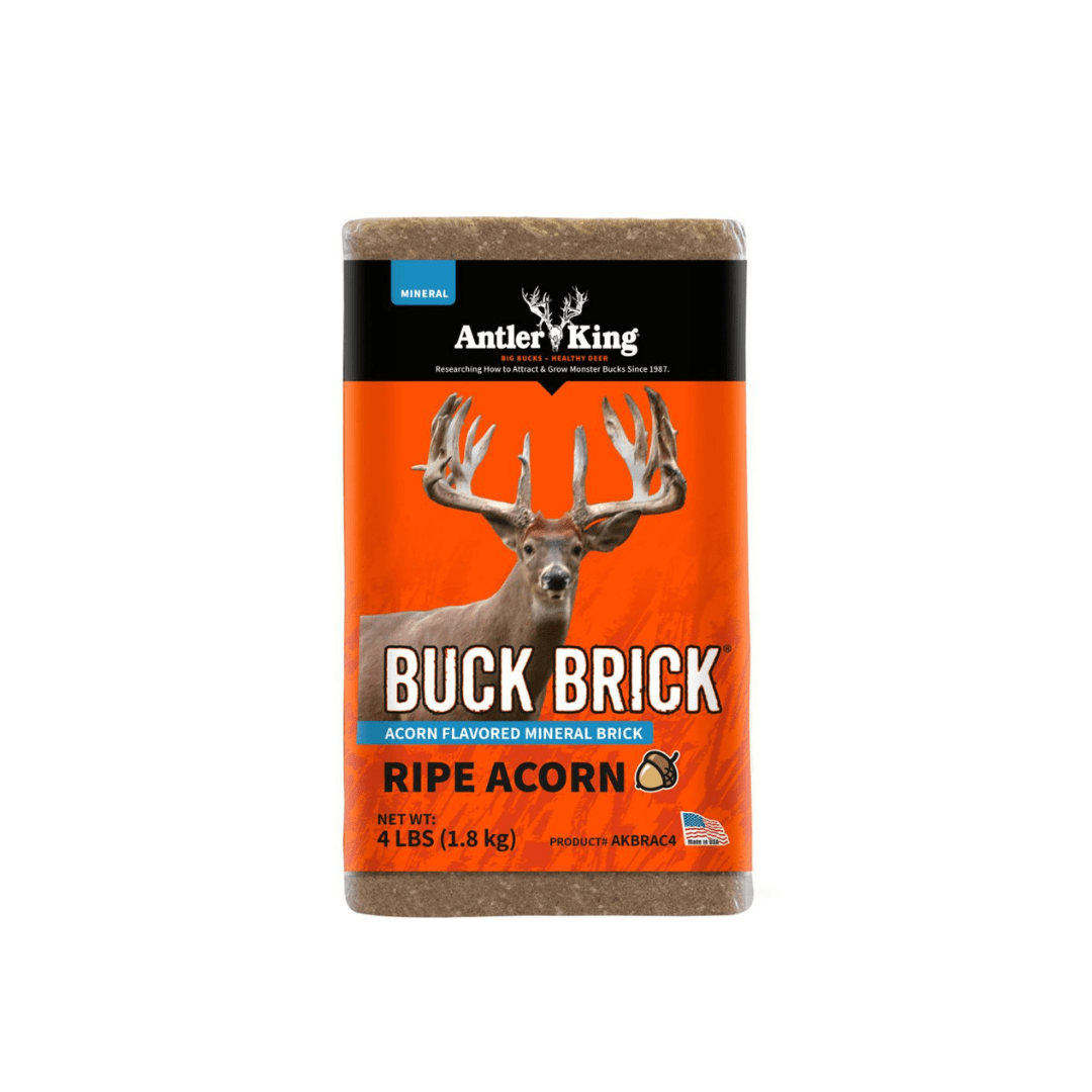 Antler King Ripe Acorn Flavored Buck Brick 4lbs - Ritchie Feed & Seed Inc.