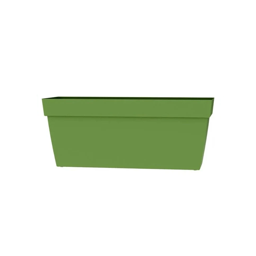 DCN Plastics Viva Water Reservoir Rectangular Planter 30" Green ...