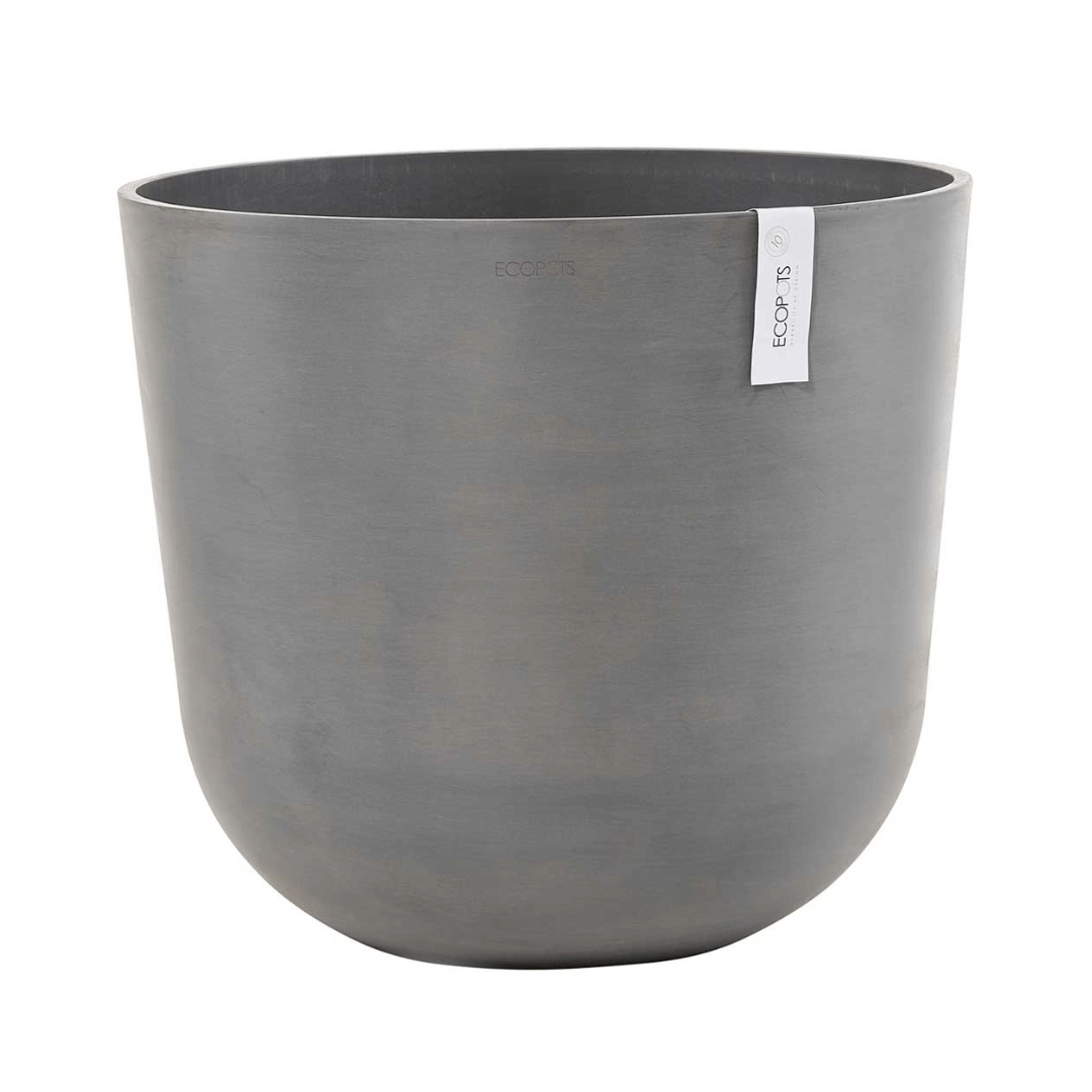 EcoPots Oslo Decorative Pot 25cm | 10" Grey - Ritchie Feed & Seed Inc.