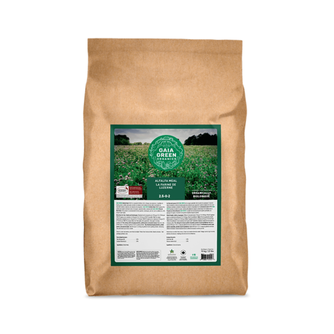 Gaia Green Alfalfa Meal 3-0-2 10kg - Ritchie Feed & Seed Inc.