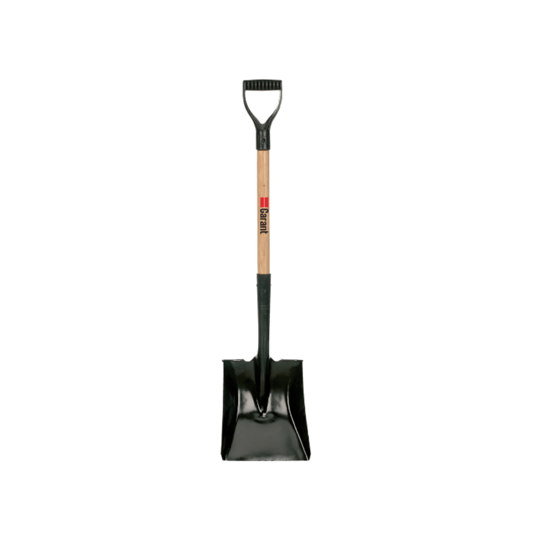 Garant Econo Square point shovel, wood handle, D-grip - Ritchie Feed ...