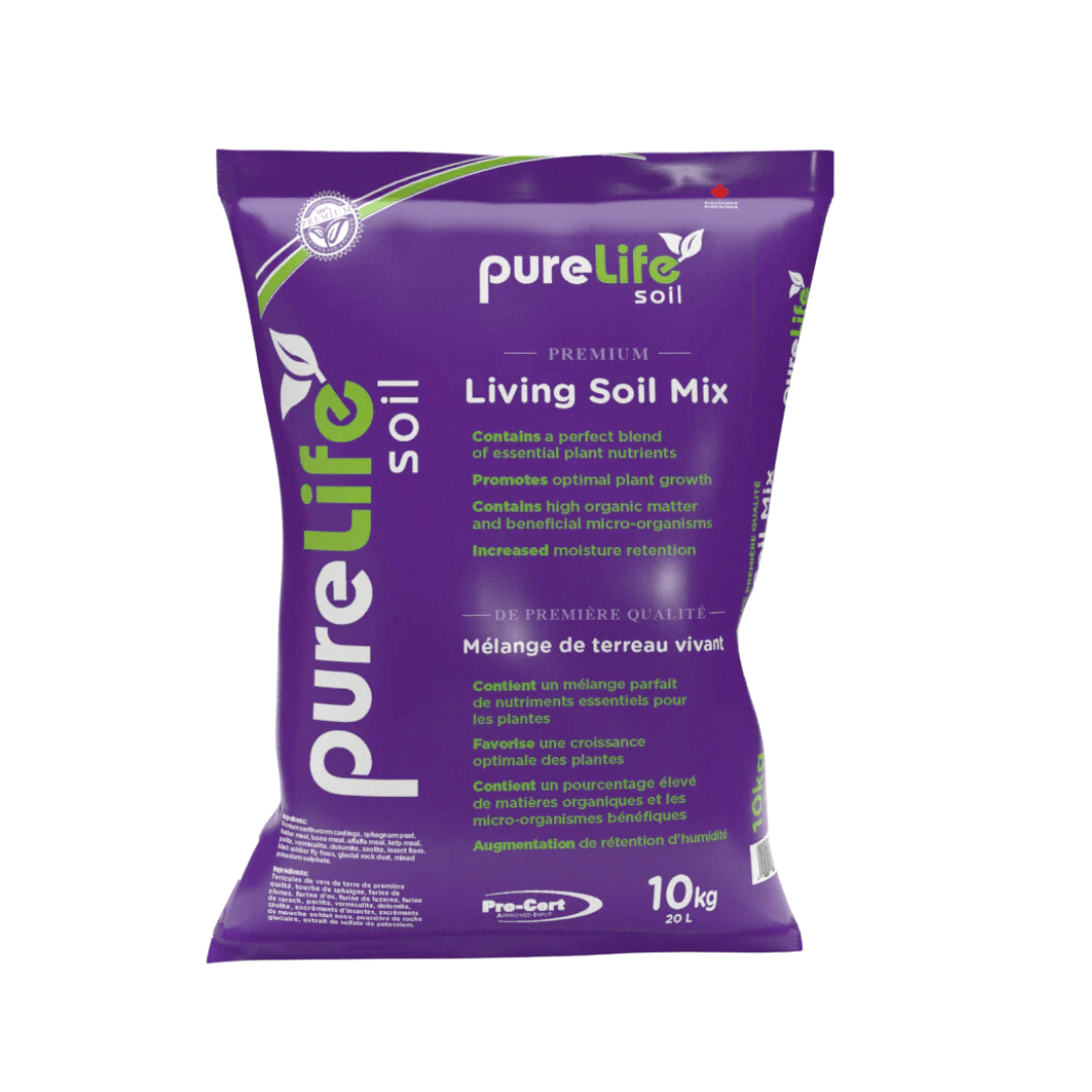 Pure Life Organic Living Soil Mix 10kg - Ritchie Feed & Seed Inc.