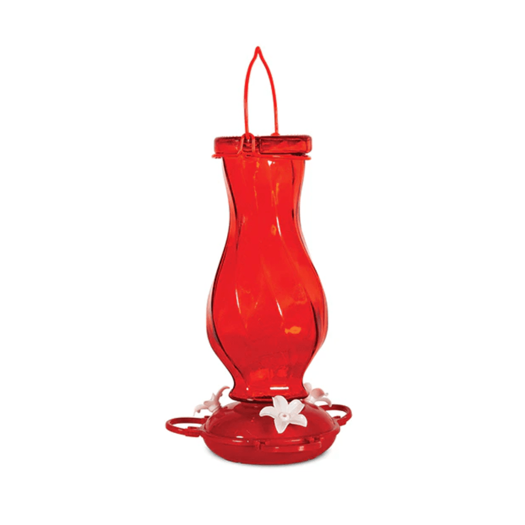 Pinebush Red Twist Glass Hummingbird Feeder - Ritchie Feed & Seed Inc.
