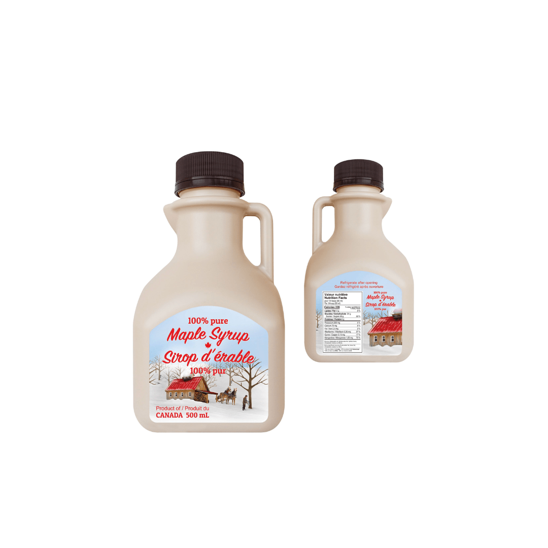 Plastic Maple Syrup Square Jug 500ml - Ritchie Feed & Seed Inc.