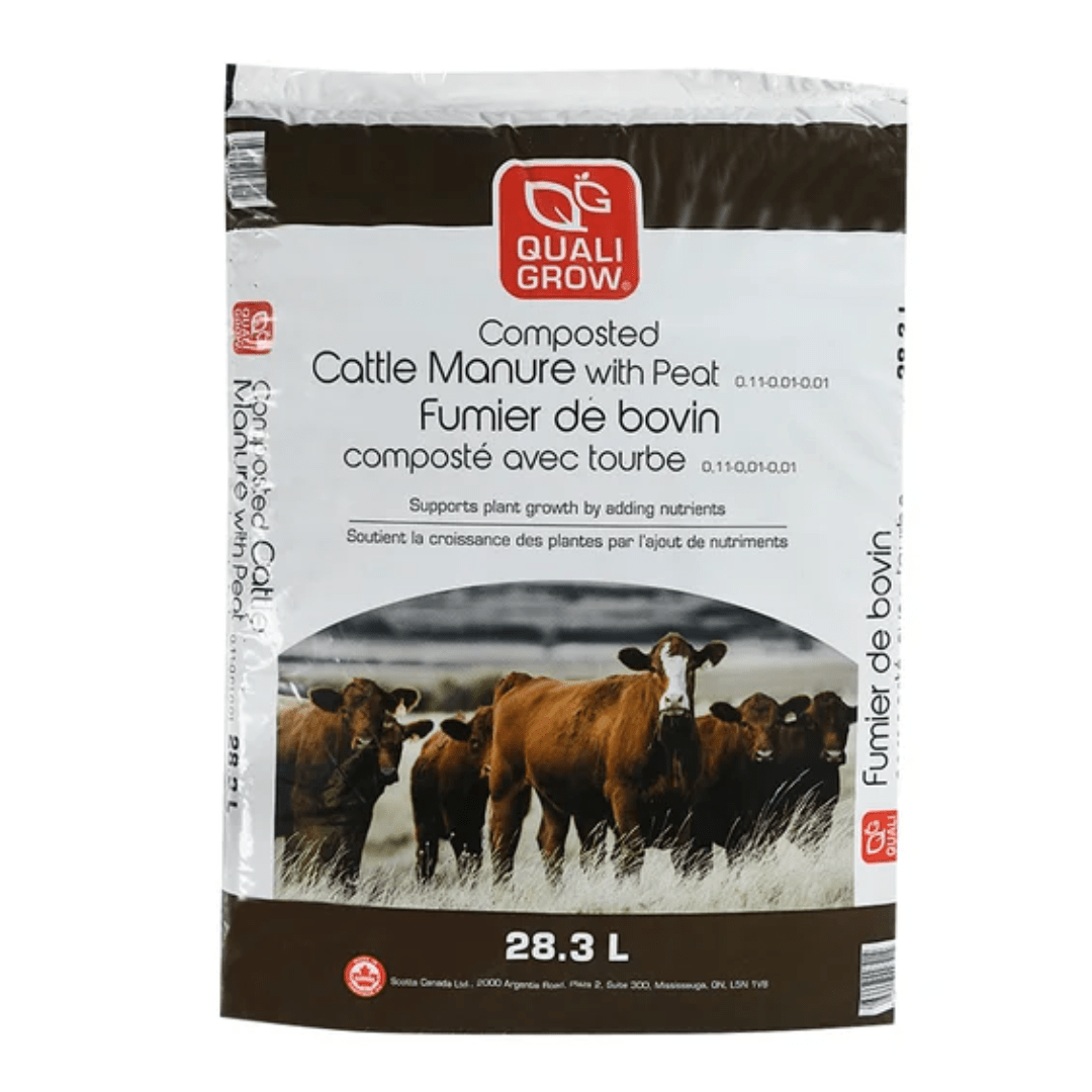 Quali Grow Composted Cattle Manure with Peat - Ritchie Feed & Seed Inc.