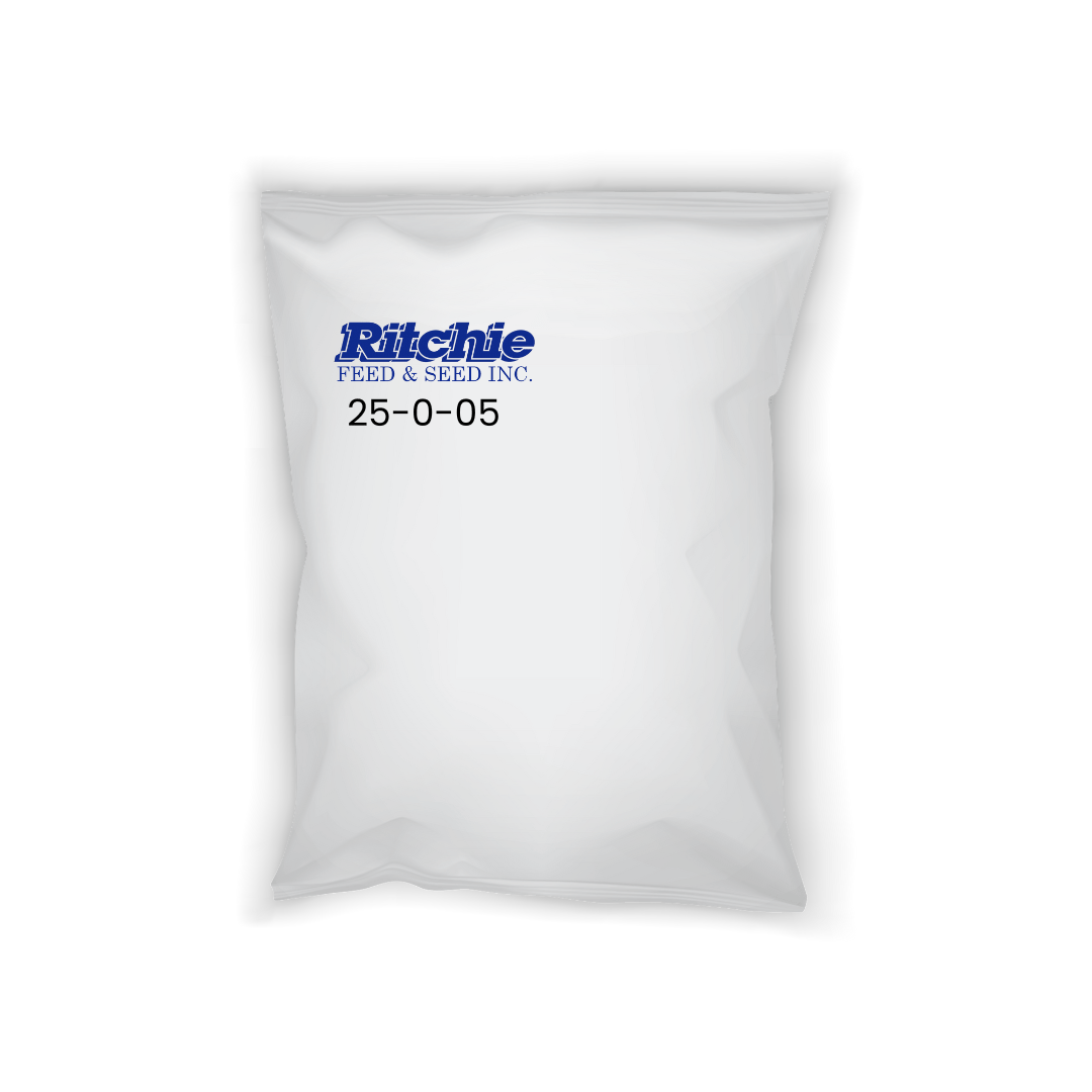 Ritchie's Lawn Fertilizer 25-0-05 8kg - Ritchie Feed & Seed Inc.
