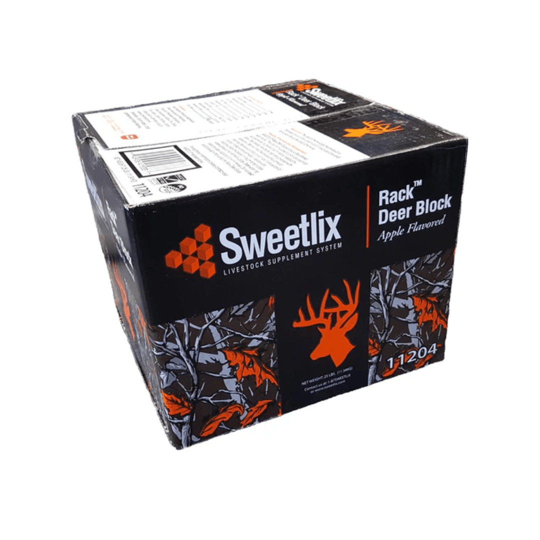 Sweetlix Rack™ Deer Poured Block Apple Flavoured - Ritchie Feed & Seed Inc.