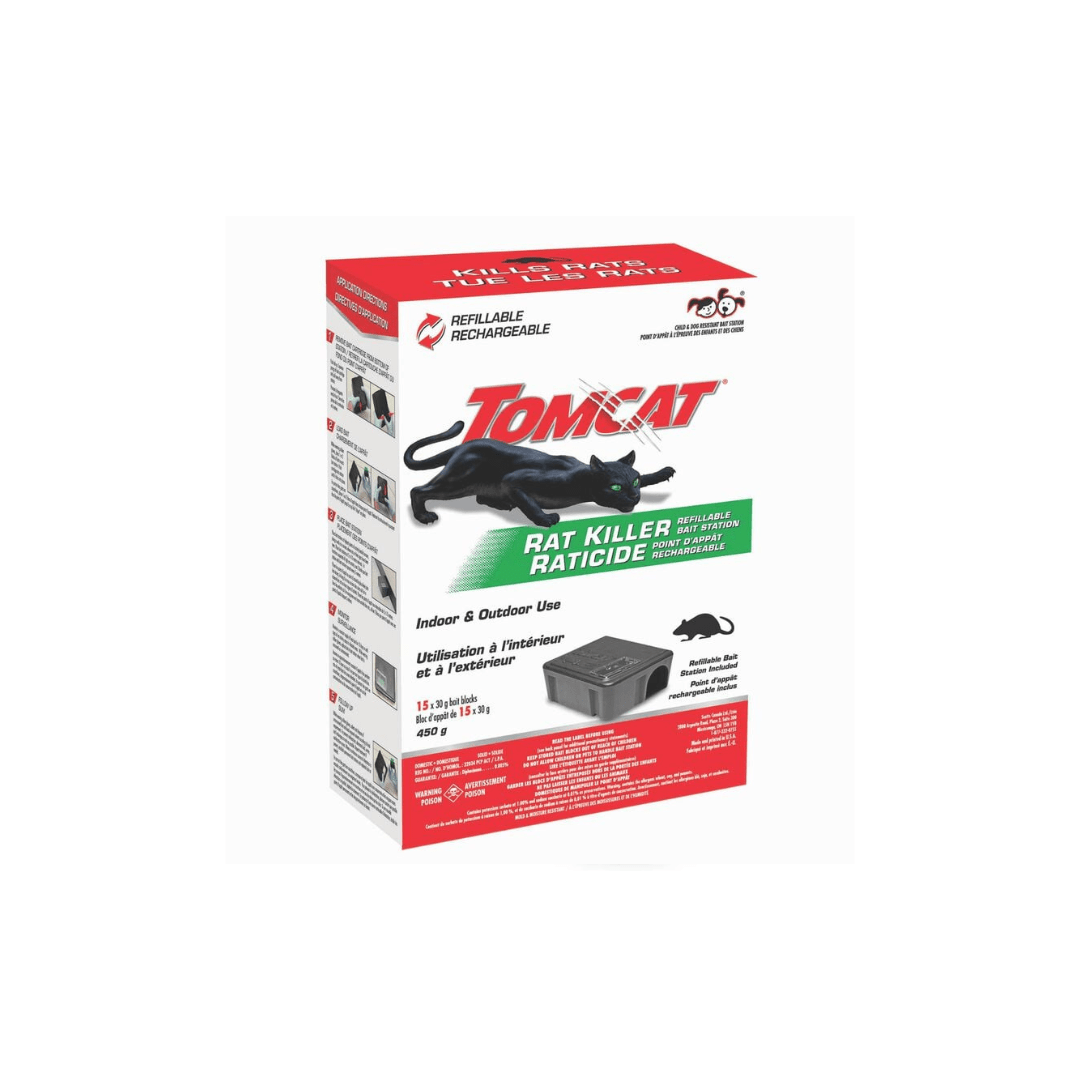 TOMCAT® Rat Killer Refillable Bait Station - Tier 1 - Ritchie Feed ...