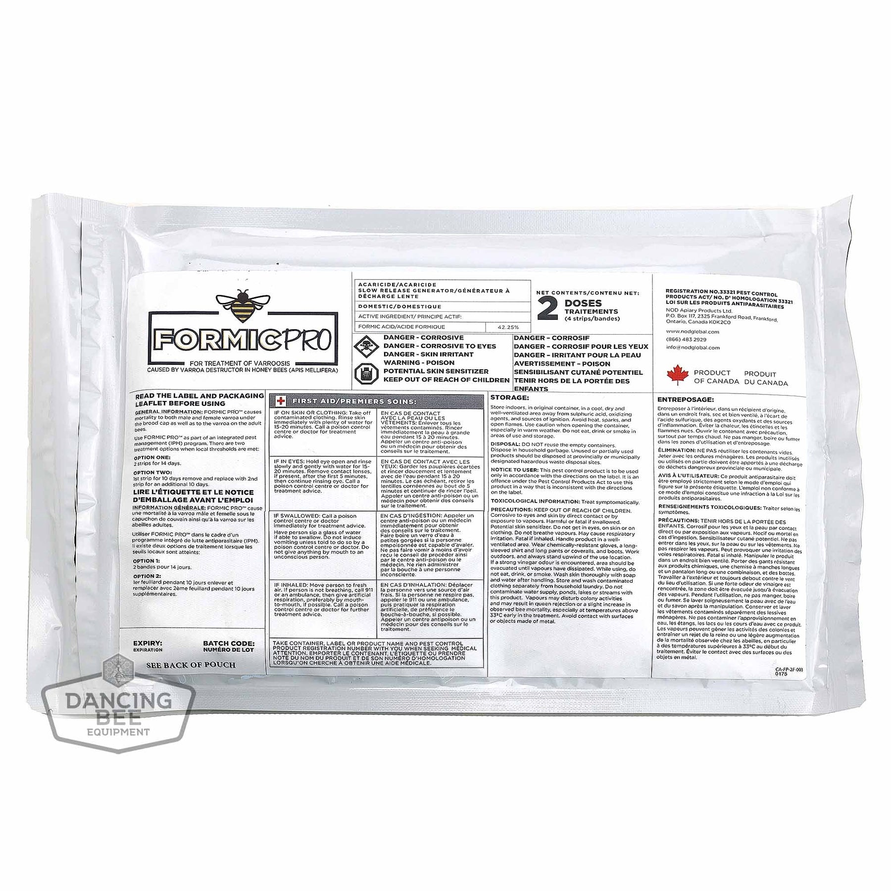 Formic Pro 2 Varroa Treatment Dose Pack - Ritchie Feed & Seed Inc.