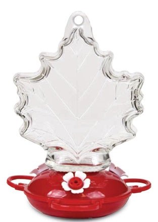 Maple Leaf Glass Hummingbird Feeder - Ritchie Feed & Seed Inc.