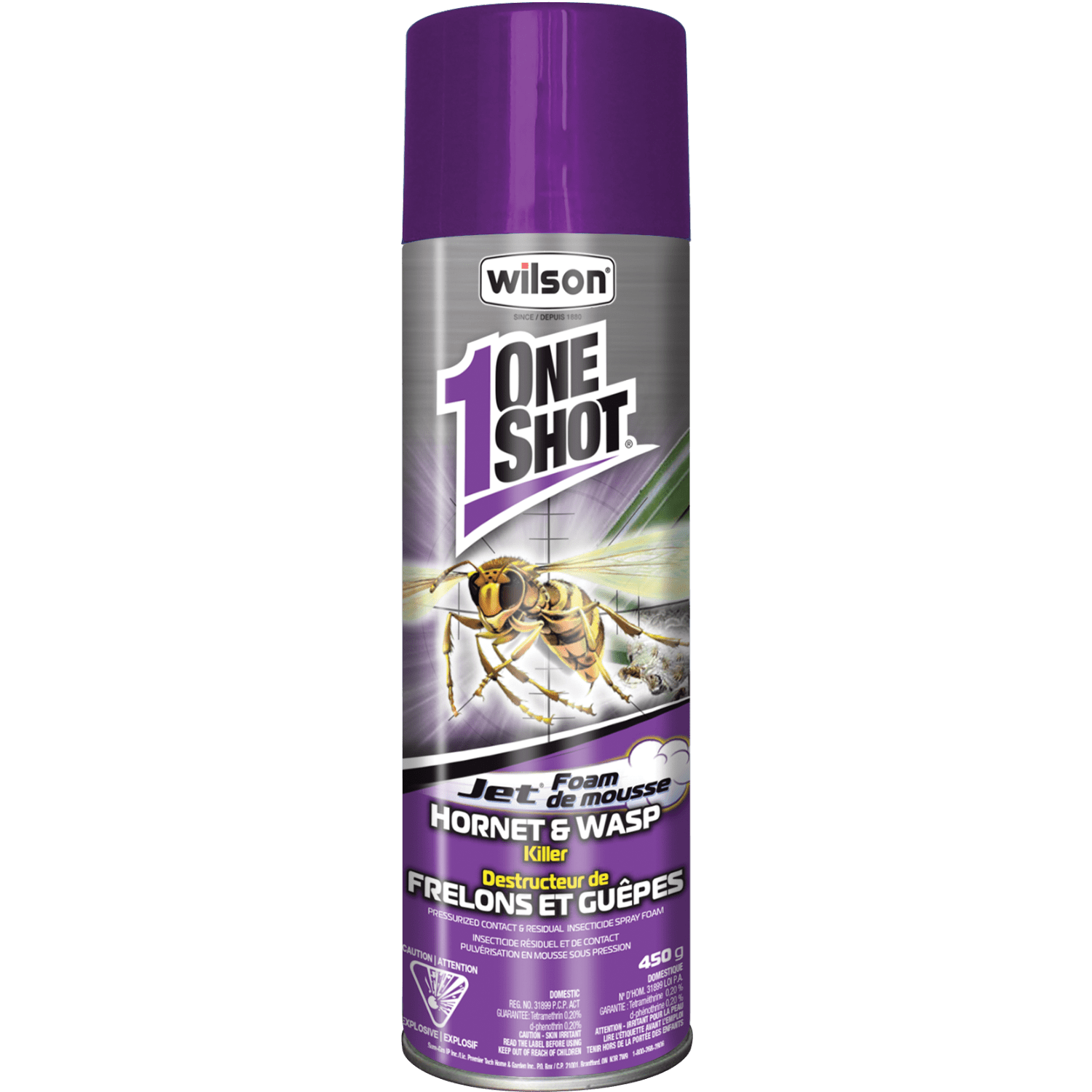 Wilson® One Shot Jet Foam Wasp & Hornet Killer 450g - Ritchie Feed ...