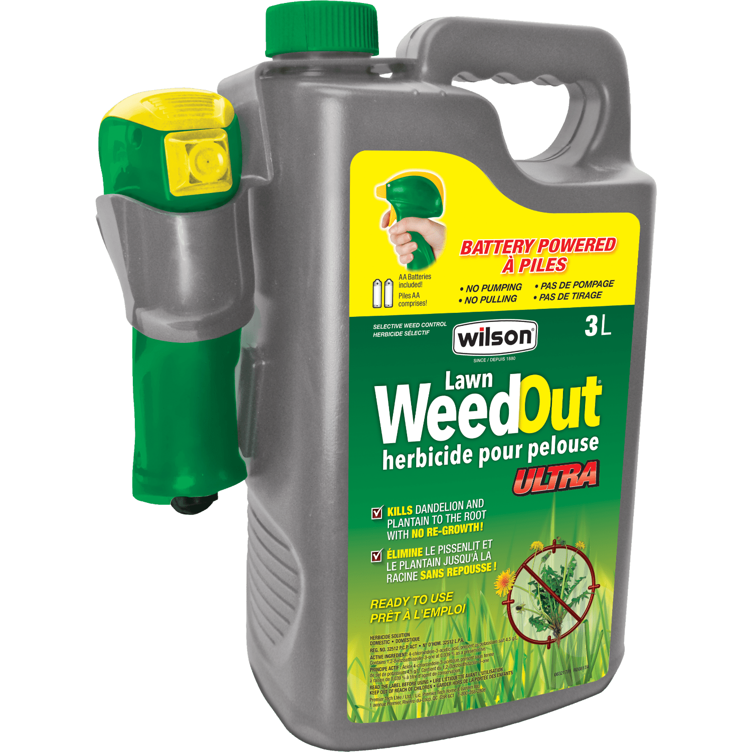 Wilson® WeedOut Ultra Battery Powered 4L - Ritchie Feed & Seed Inc.